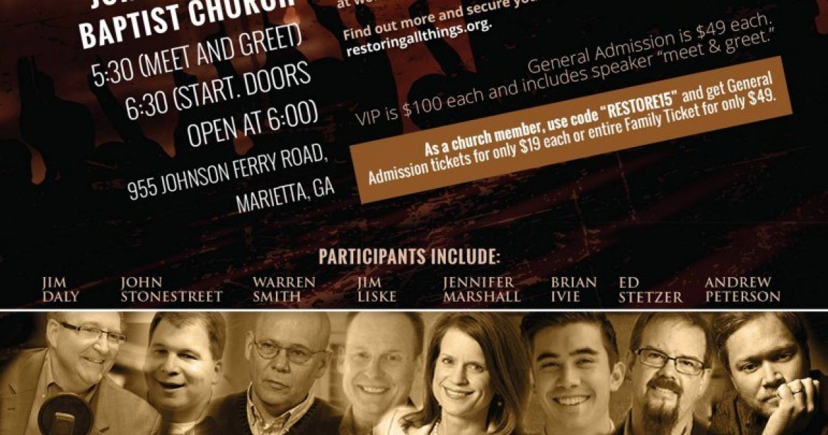 Restoring All Things | WORLD