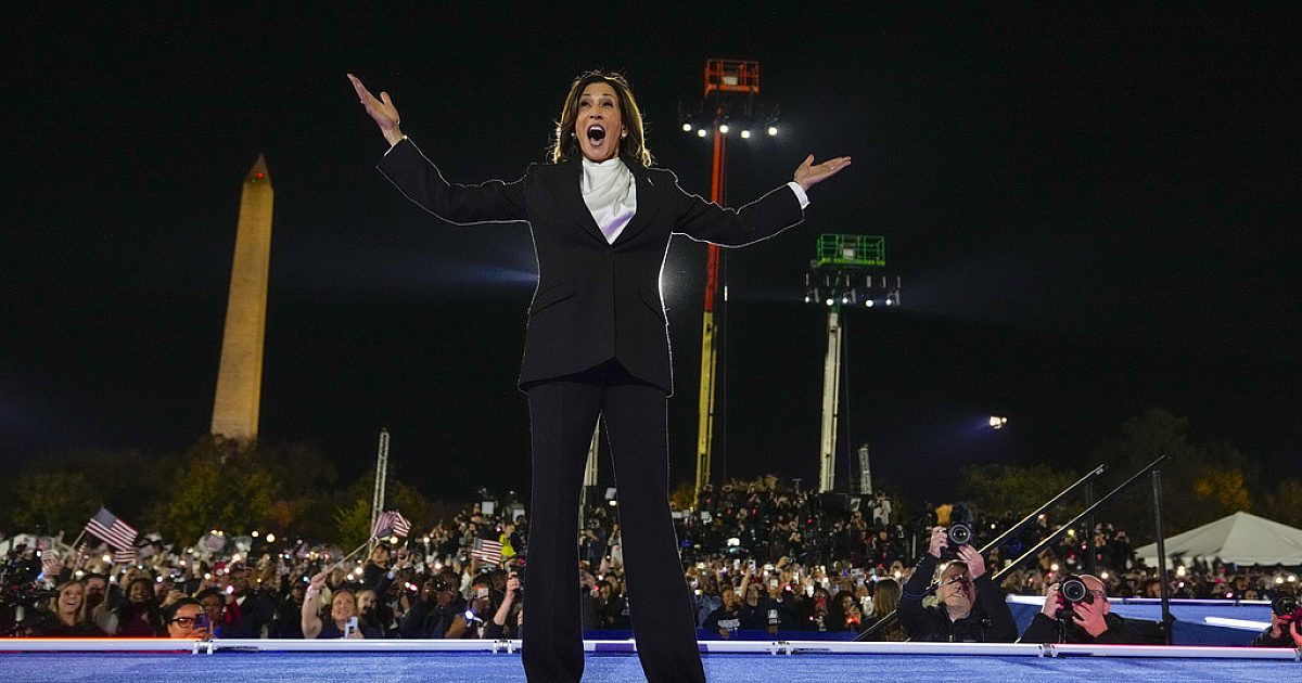 Harris makes closing campaign arguments at D.C. rally | WORLD