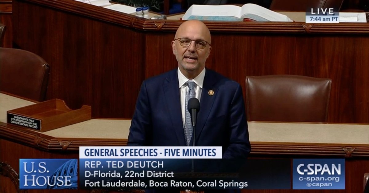 Notable speech: Congressman Ted Deutch | WORLD