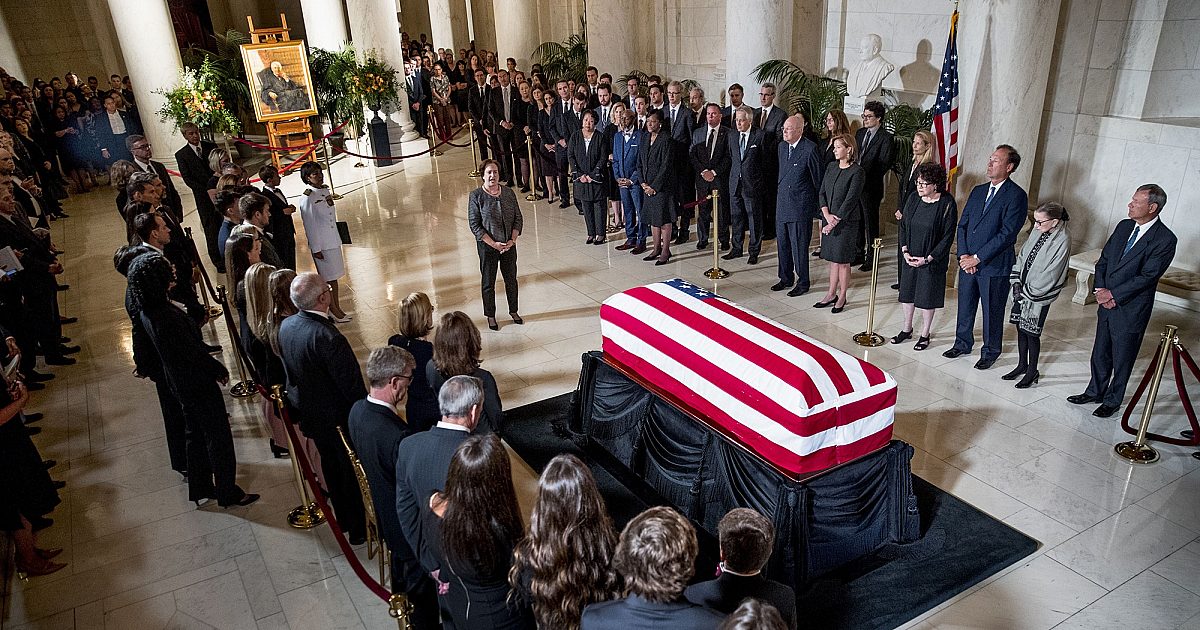Supreme Court pays respect to late Justice Stevens | WORLD