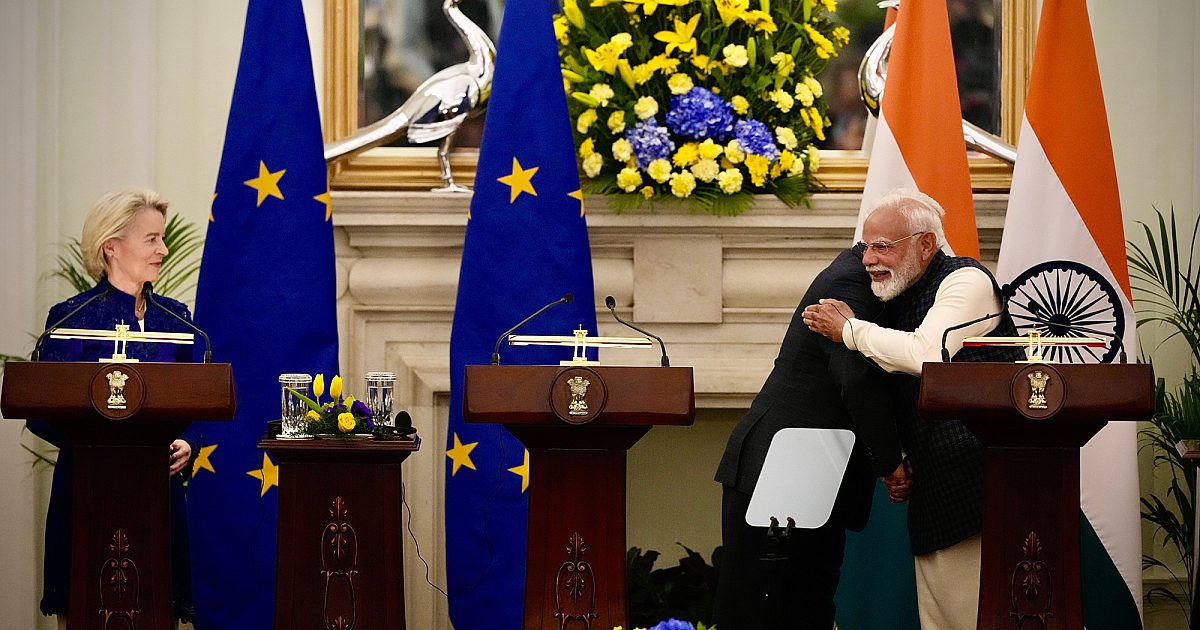 EU, India enters free trade agreement after U.S. tariffs | WORLD