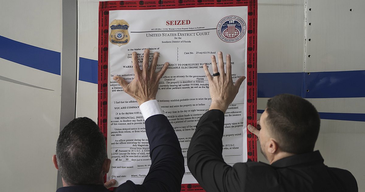 Feds seize Venezuelan jet in sanctions enforcement action | WORLD